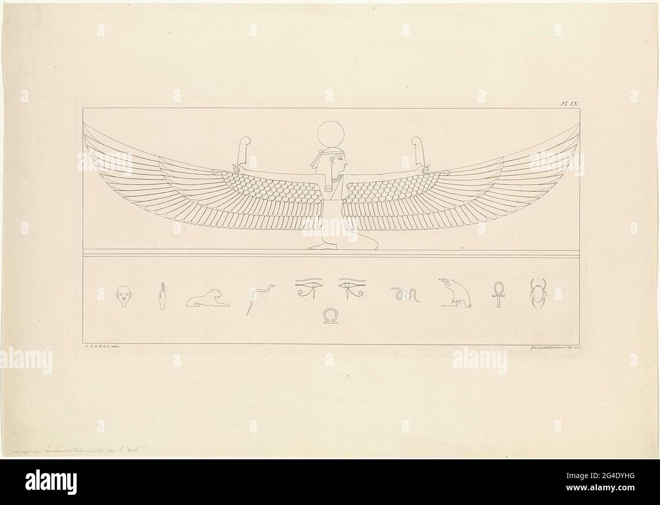 Egyptian hieroglyphs number hi-res stock photography and images - Alamy