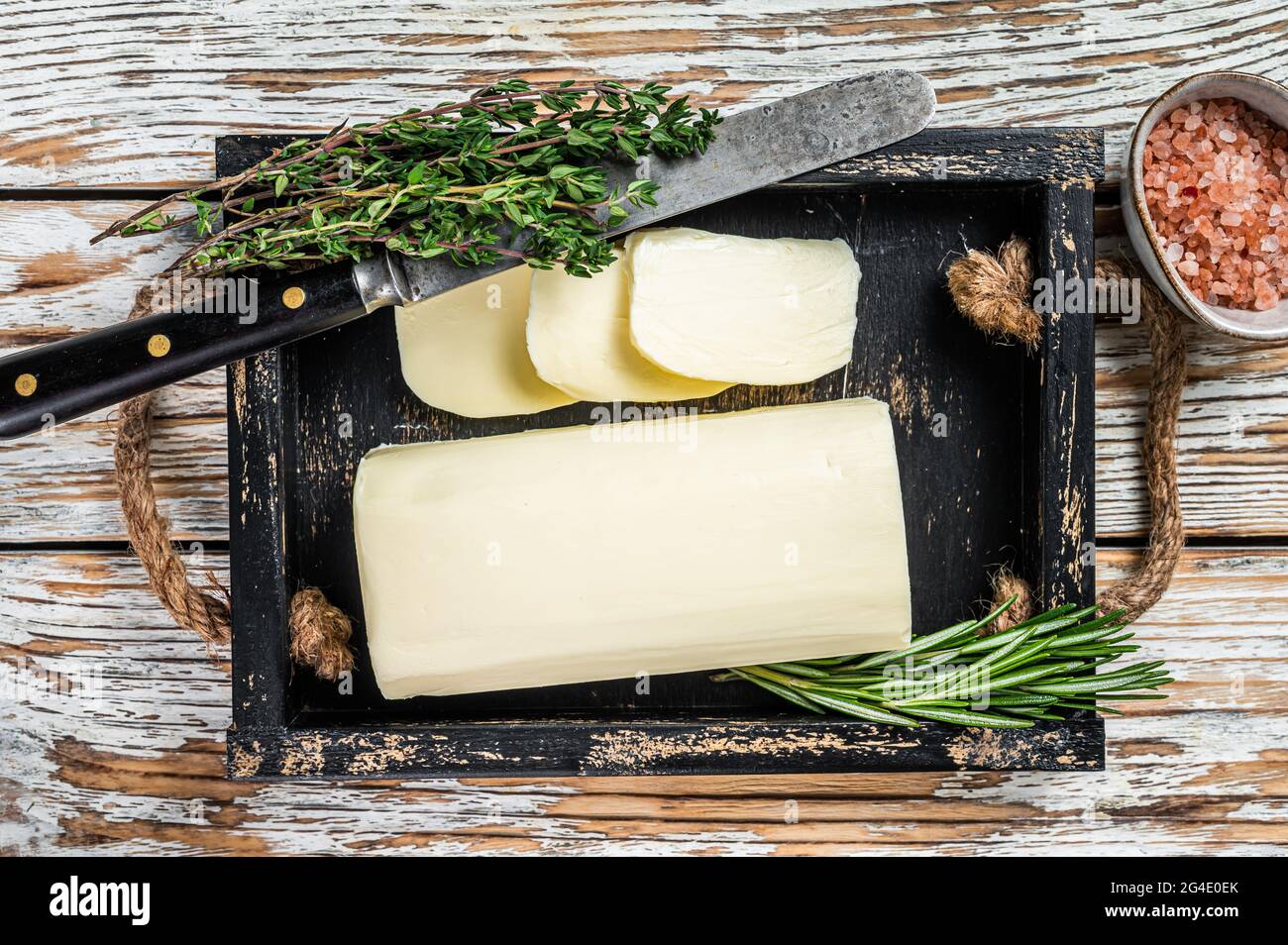 Margarine block hi-res stock photography and images - Alamy