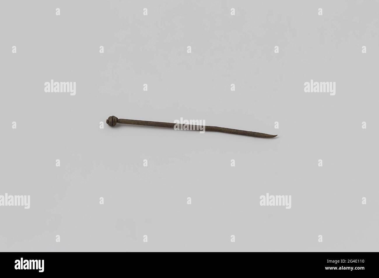 Pin from the wreck of the East India Flying Heart. Copper pin with head ...