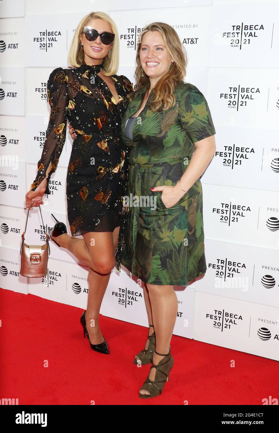 New York, NY, USA. 20th June, 2021. Paris Hilton, Alexandra Dean at the ...