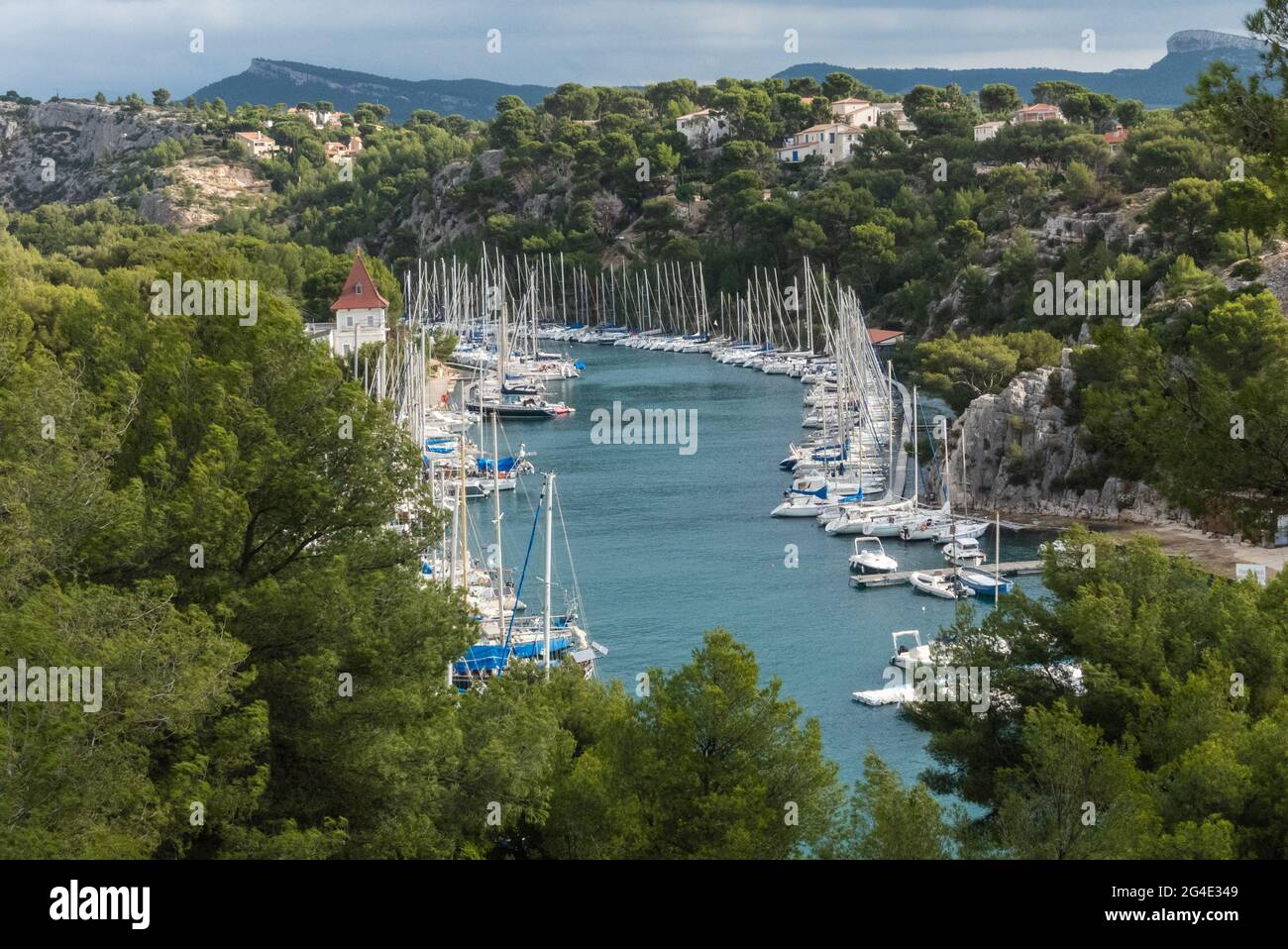 France Bouches Du Rhone 13 Cassis Calanque Port Miou View Of The Cove Of Port Miou With