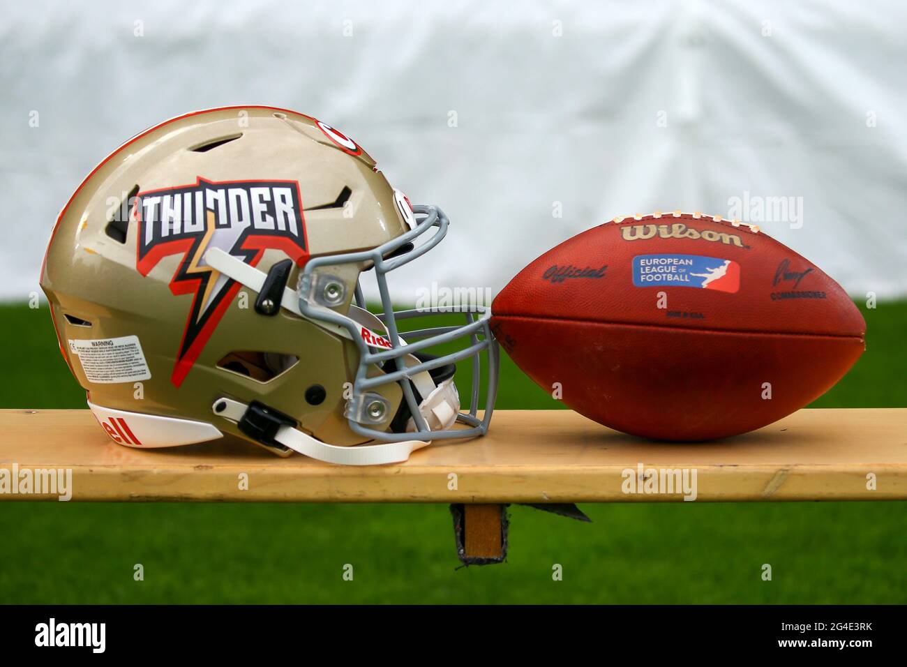 Berlin, Germany. 20th June, 2021. American Football: Pro League ELF ...