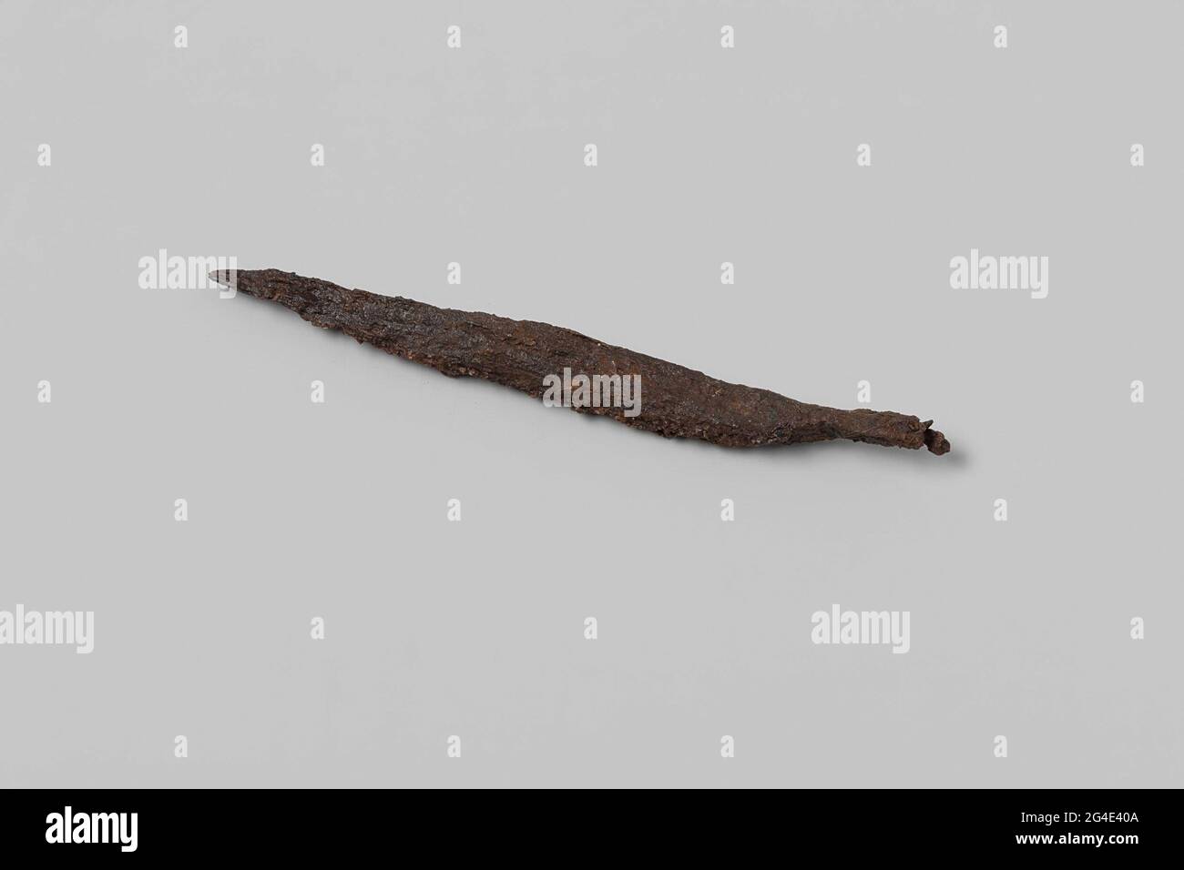 Fragment of iron from the wreck of the East India Hollandiaia. Parts or ...
