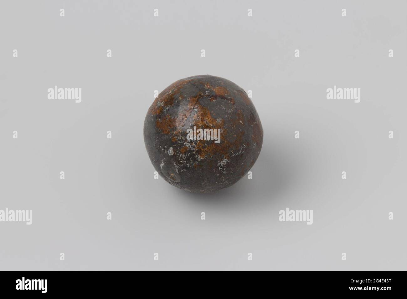 Musketball from the wreck of the East India. The flying heart. Lead ...