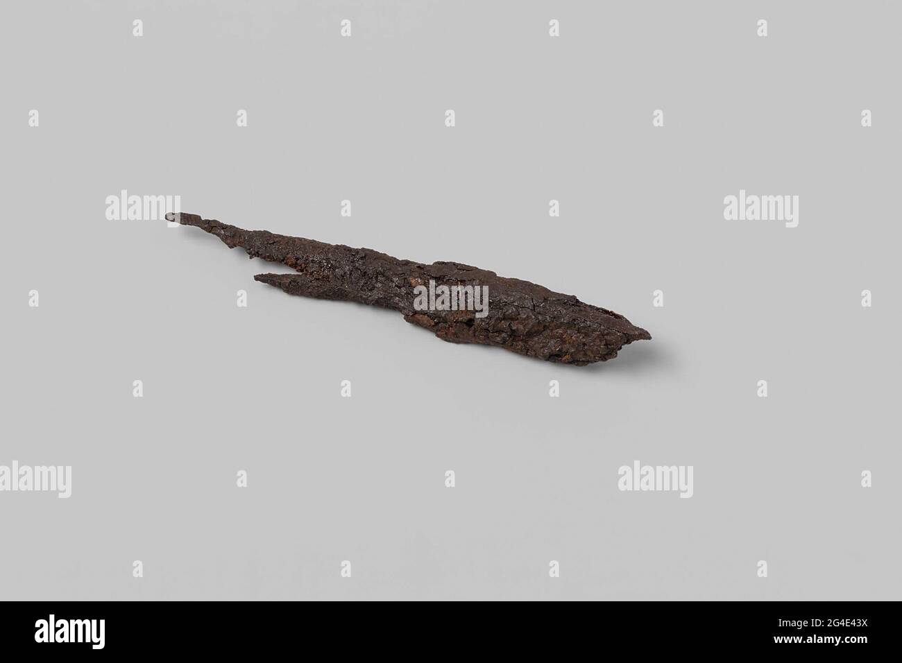 Fragment of iron from the wreck of the East India Hollandiaia. Parts or ...