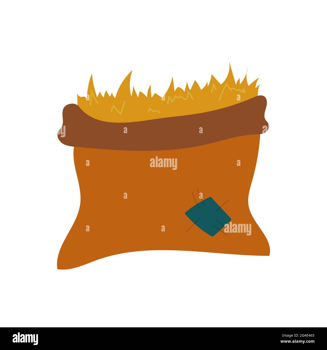 Hay Stock Vector Images - Alamy