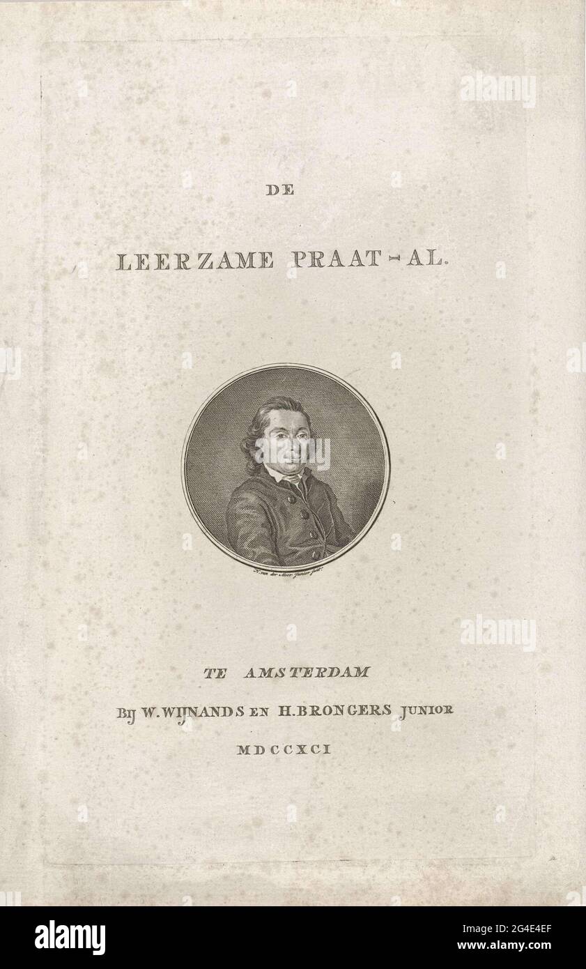 . Portrait of Bernardus Bosch, pastor and writer Stock Photo - Alamy