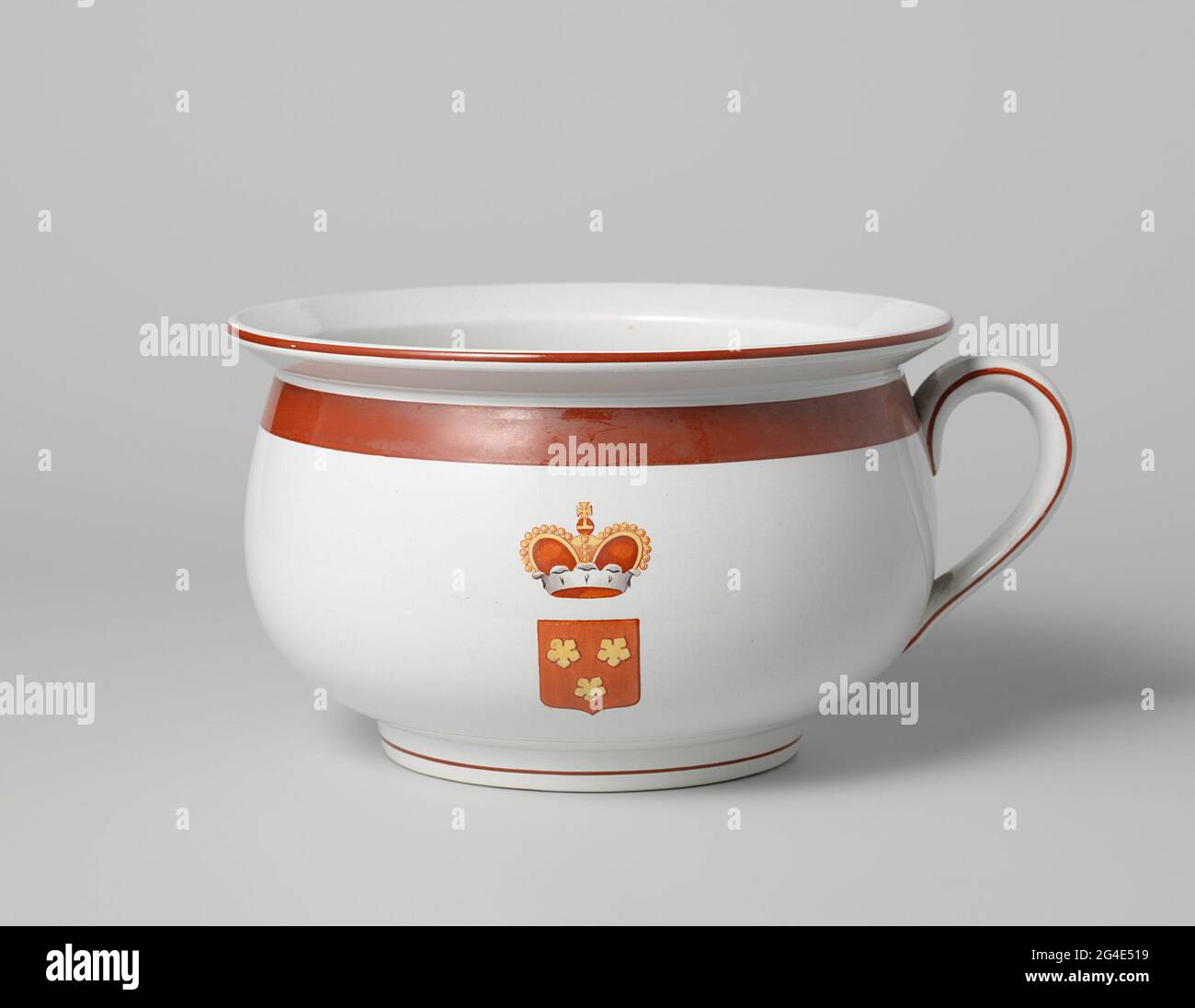 Room pot, part of a toilet garnish. Room pot with ear, part of a toilet ...