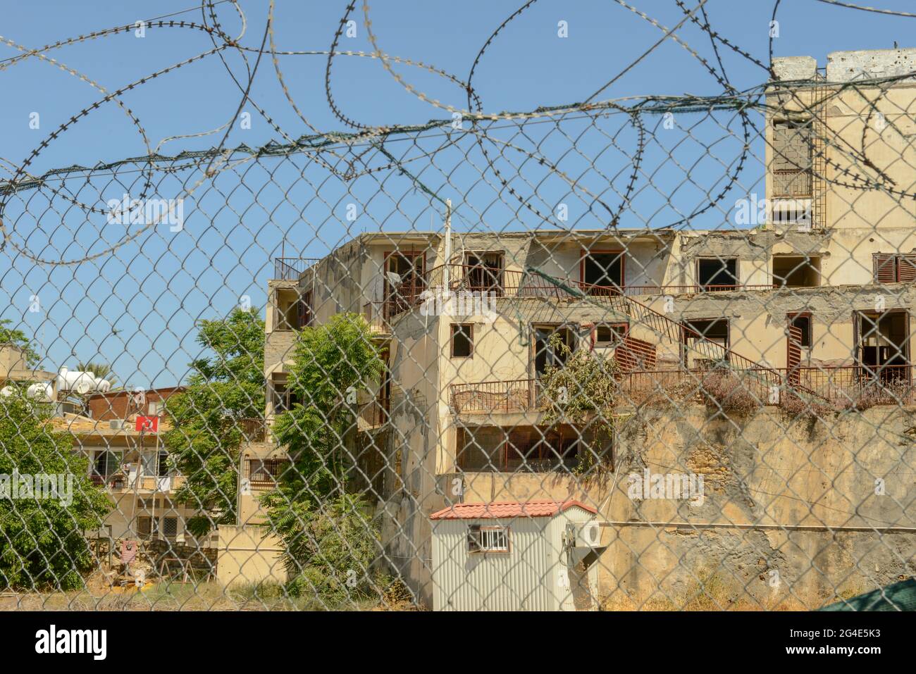 Border turkish republic north cyprus hi-res stock photography and ...