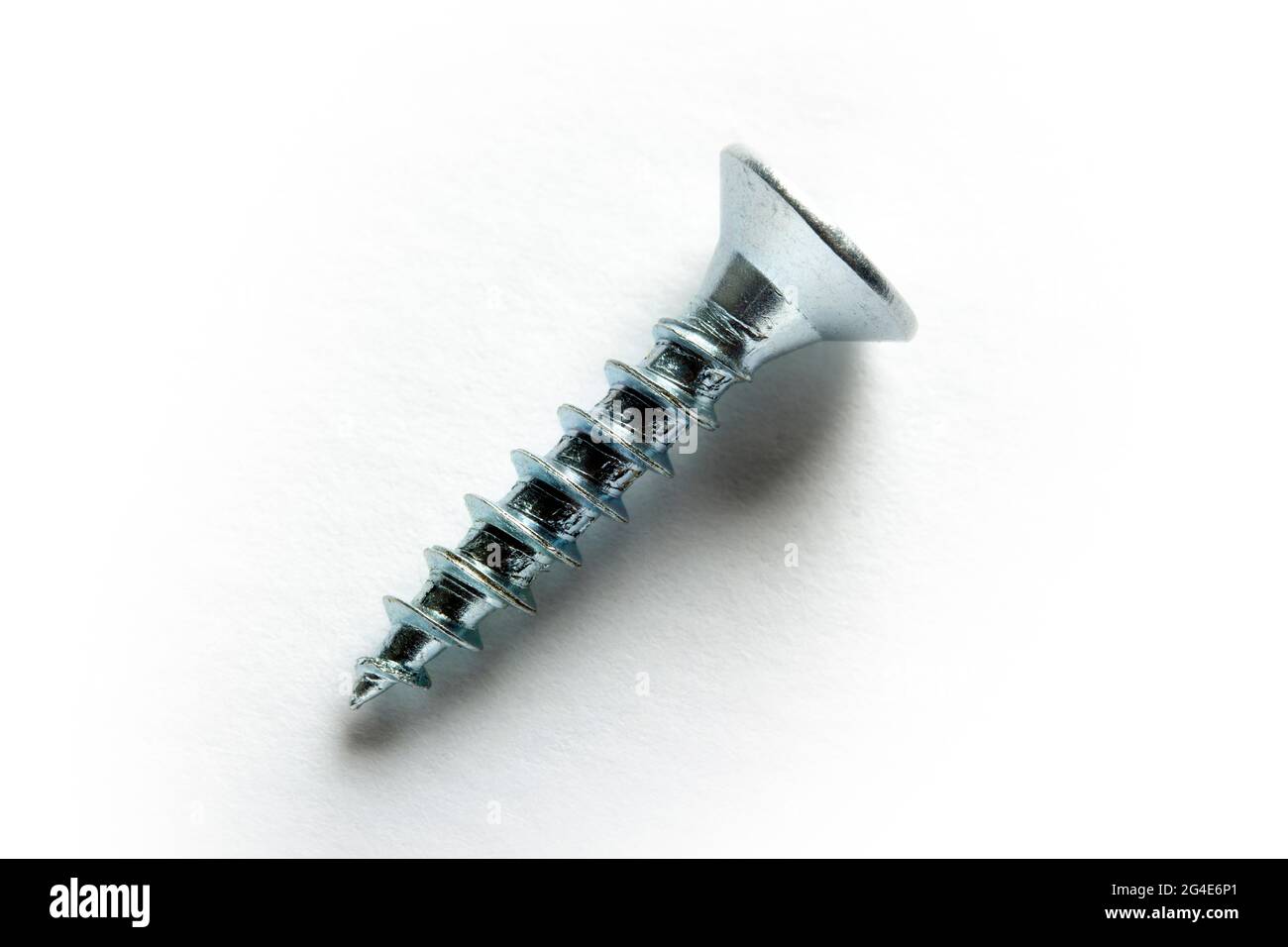 Screw isolated on white background Stock Photo - Alamy