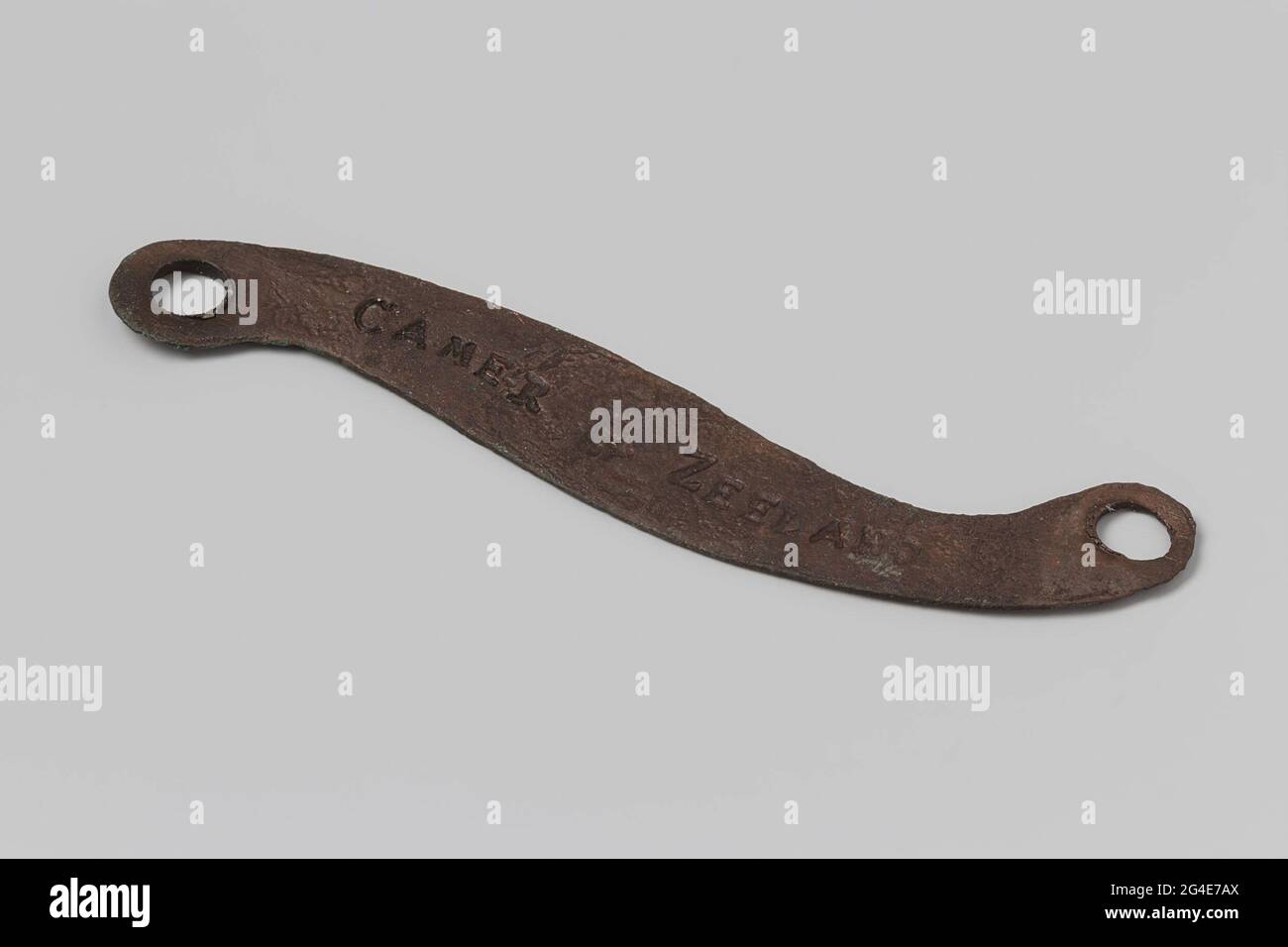 Screw plate from a musket from the wreck of the East Indies Flying ...