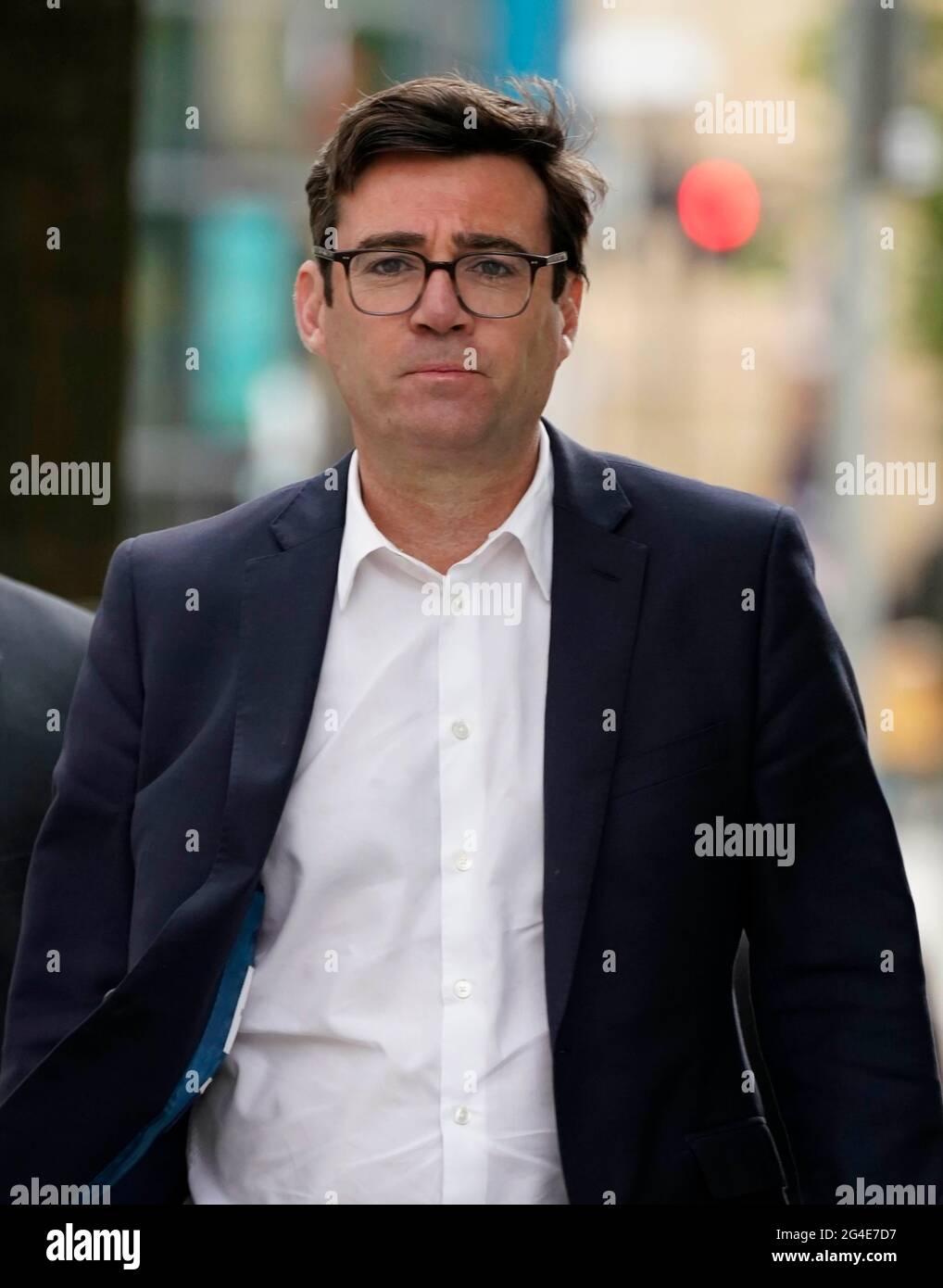 Mayor of Greater Manchester Andy Burnham in St PeterÕs Square ...