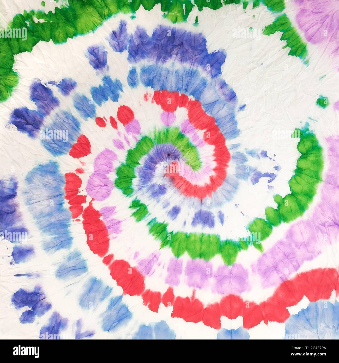 Swirls vector pattern. Rainbow colorful colors on white background ...