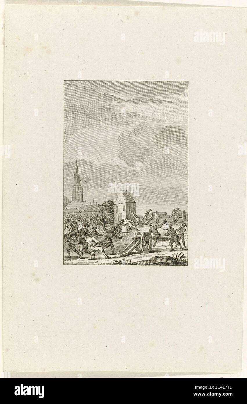 . Orange-zincously remove the guns placed by the patriot city ...