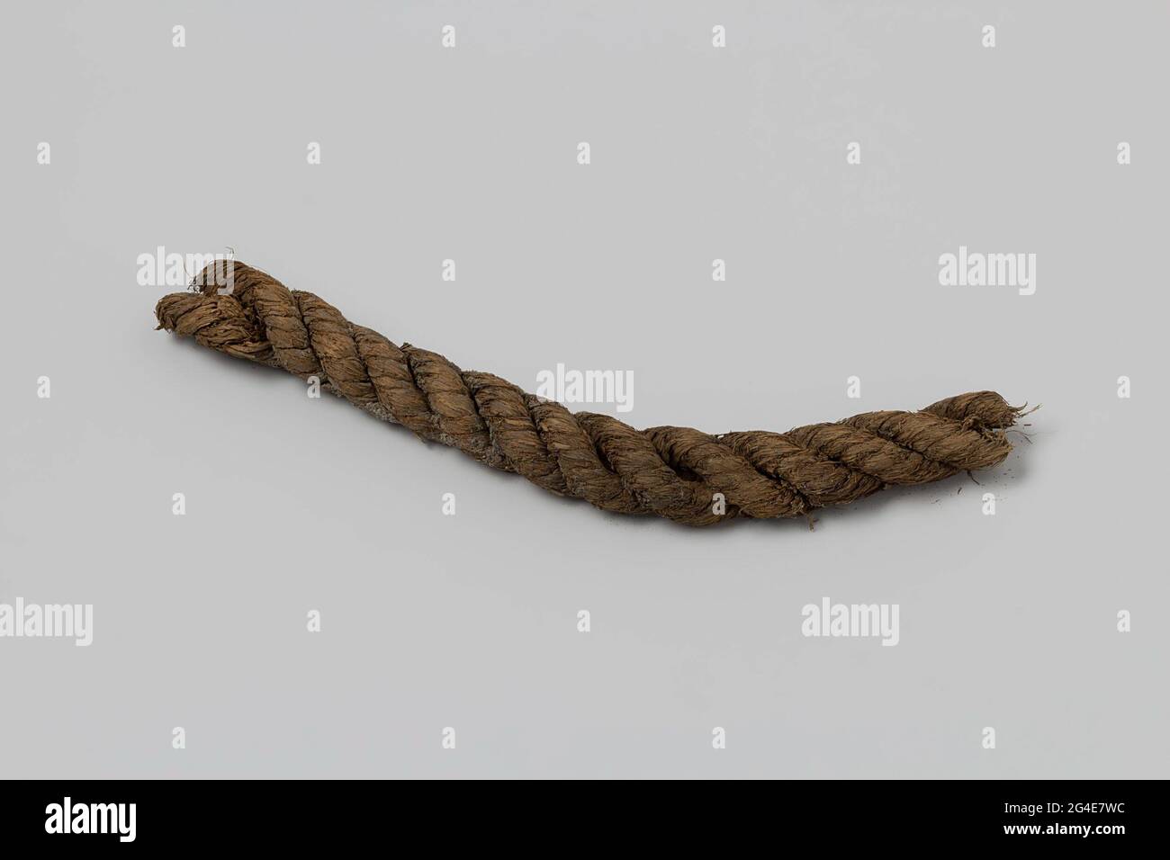 Rope of hoisting block from the wreck of the East India Flying Heart ...