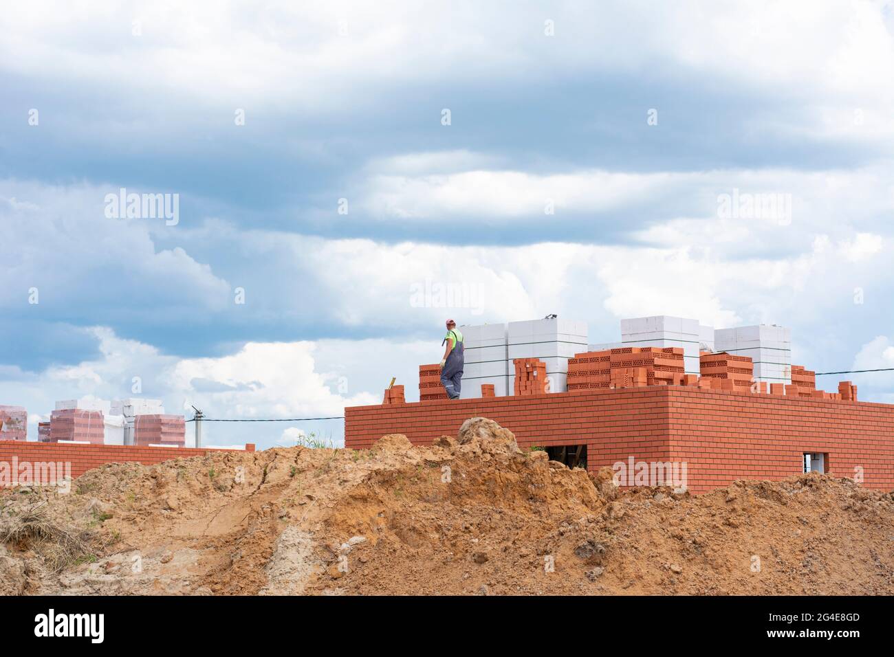 Two story brick buildings hi-res stock photography and images - Alamy