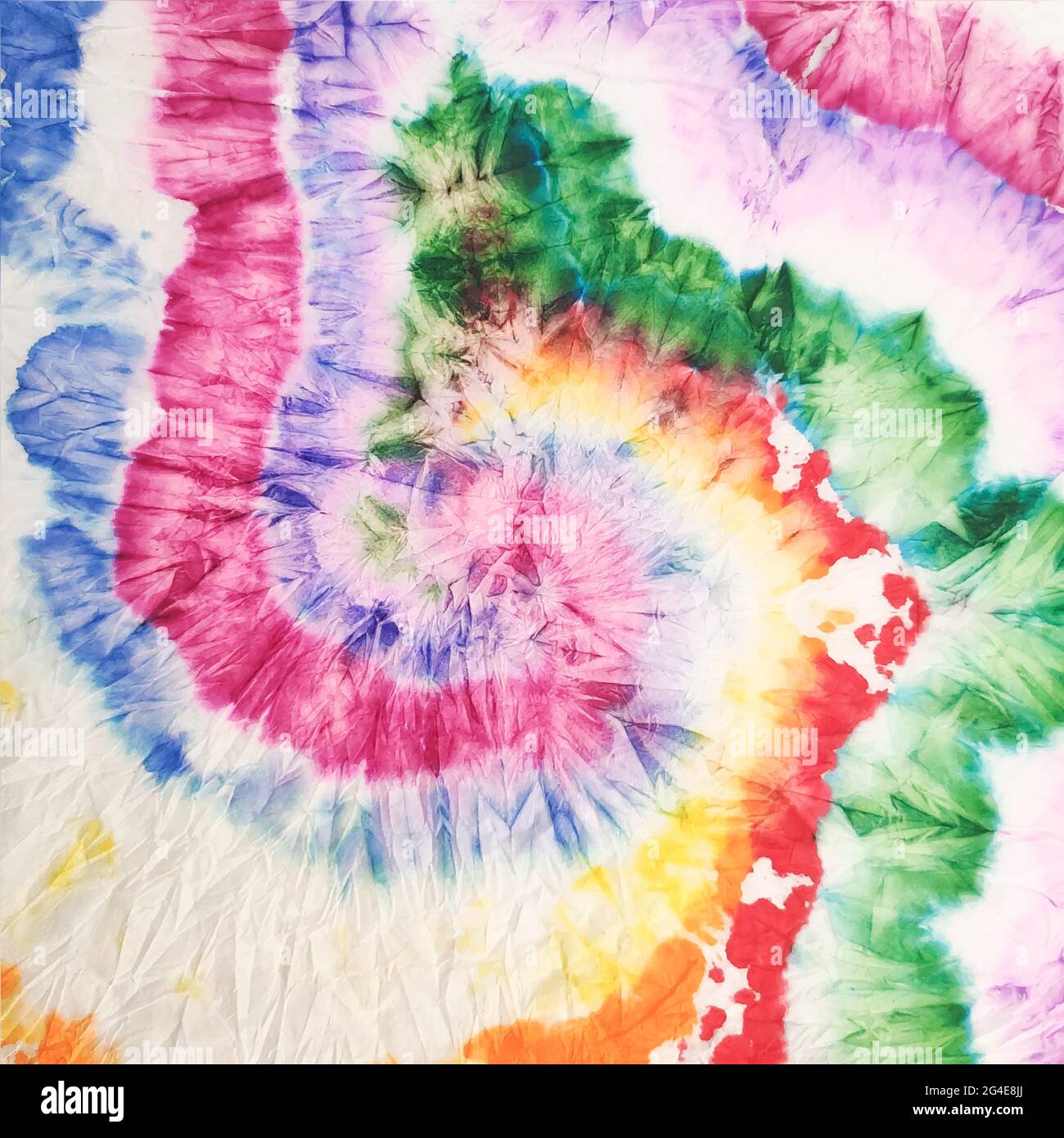 Swirls vector pattern. Contemporary art. Trendy tie dye pattern. Summer ...