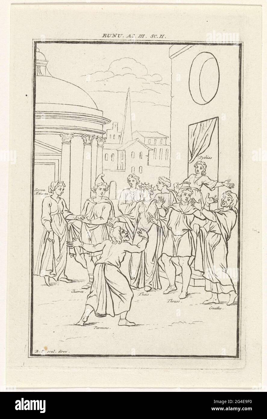 . The Courtisane Thai receives an atheism slave girl. The bystanders ...