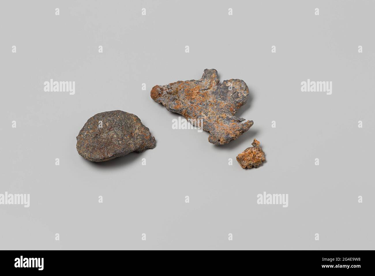 Fragments lead from the wreck of the East Indiesman Hollandia. Parts or ...