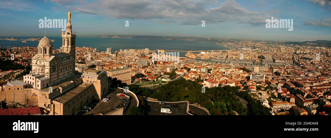 Birds eye view marseille france hi-res stock photography and images - Alamy