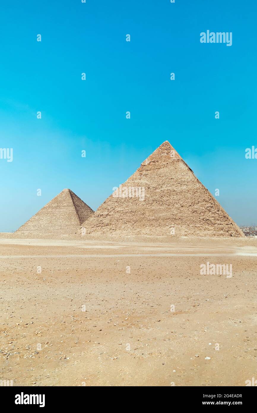 Archaeological complex of the Great Egyptian Pyramids is located on the ...
