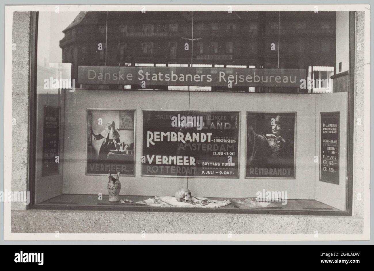 Danish posters for a rembrandt exhibition in the Rijksmuseum. In a ...