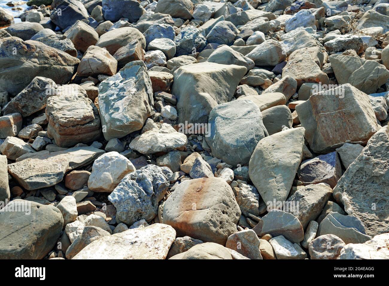 Big sharp stones texture for a background Stock Photo - Alamy