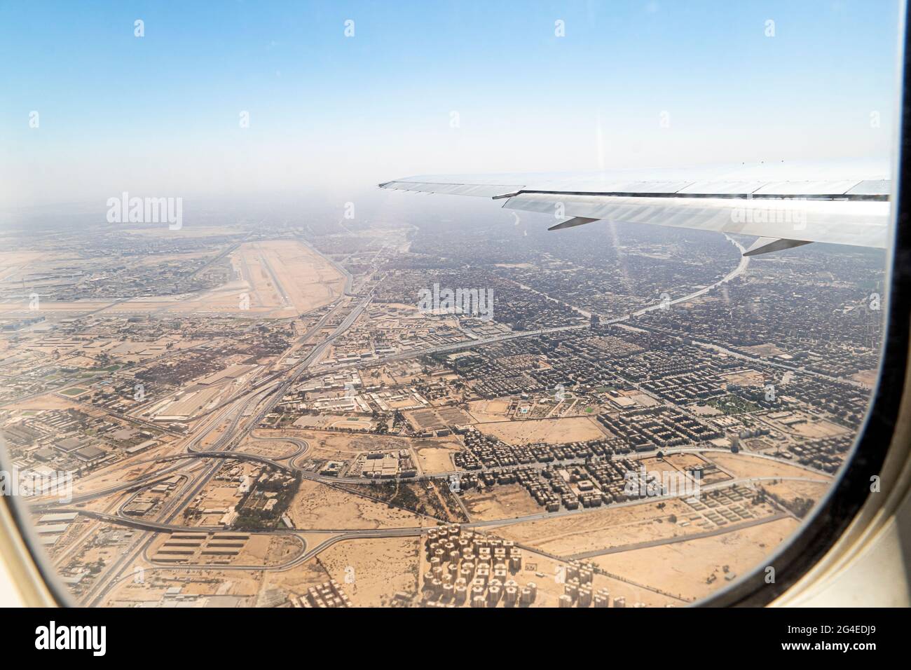 Giza pyramids aerial hi-res stock photography and images - Alamy