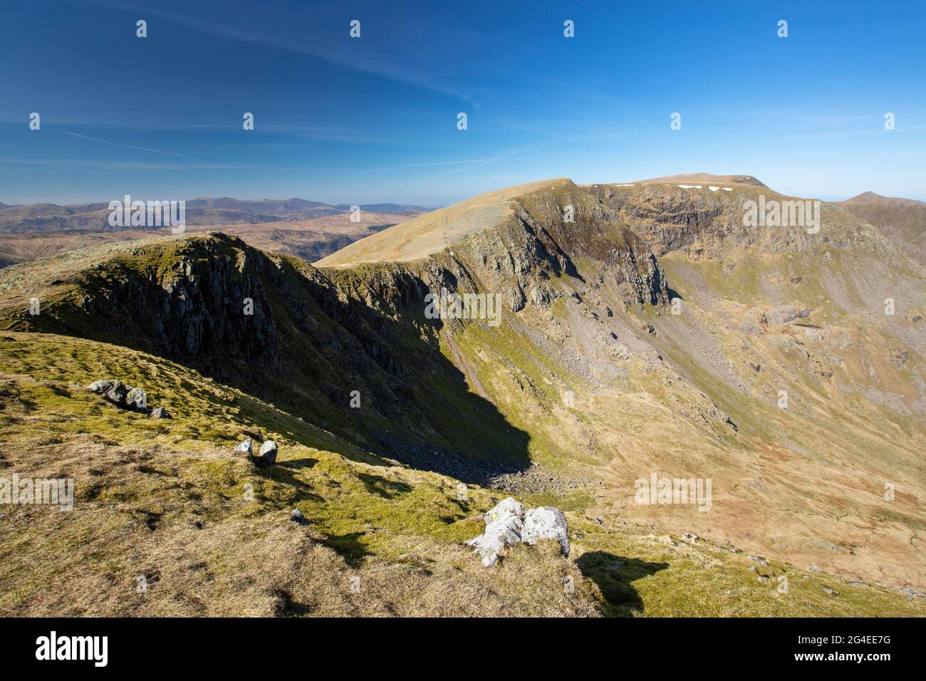 Helvellyn summit, Lake District, UK Stock Photo - Alamy