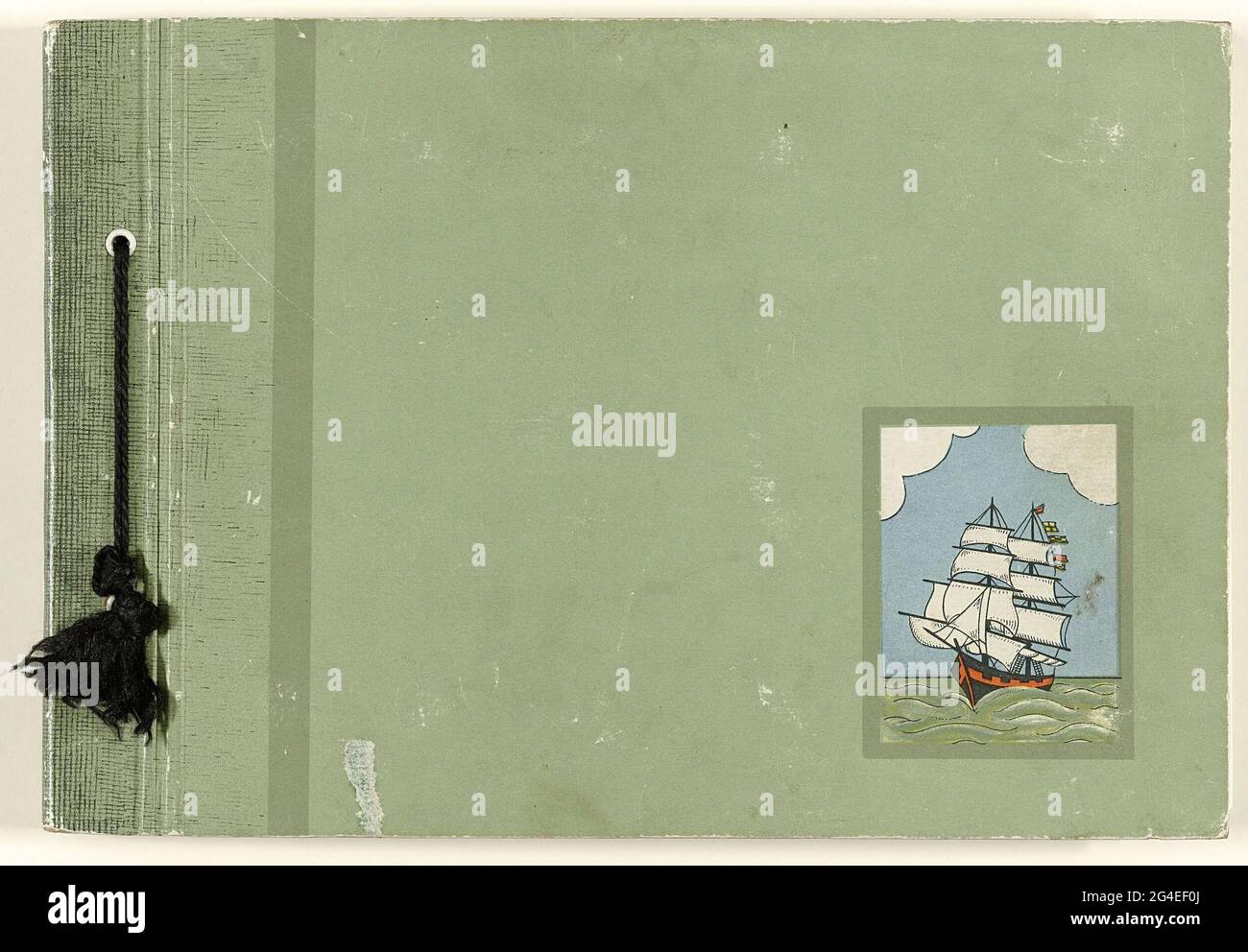 . German military photo album from the Second World War with green ...