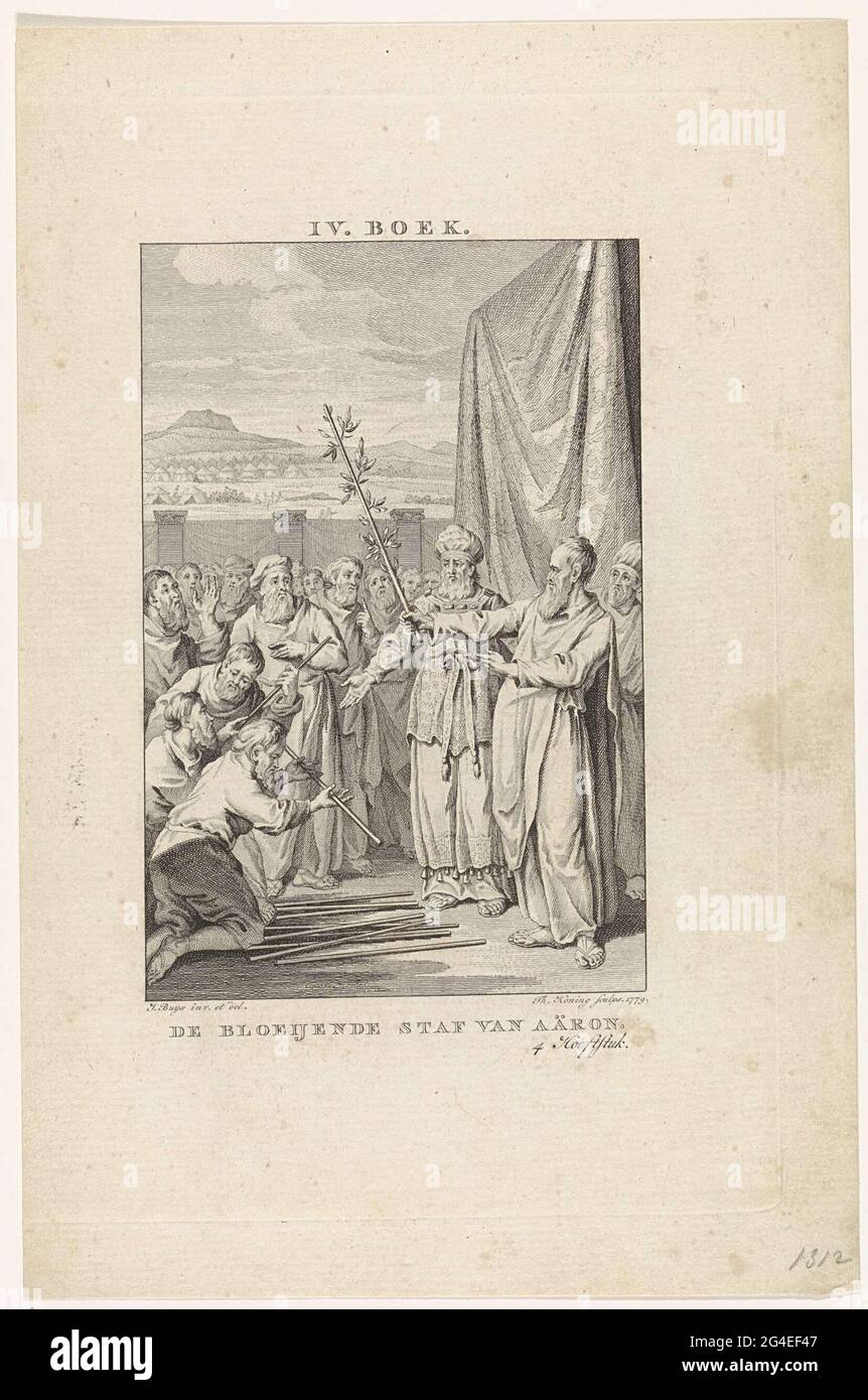 . Moses comes from Aaron from the covenant with the flowering staff ...