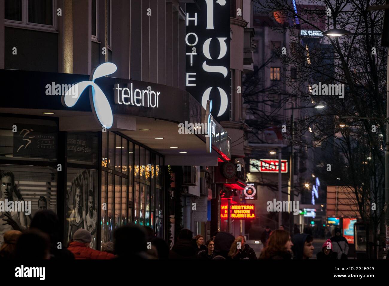 Telenor logo hi-res stock photography and images - Alamy