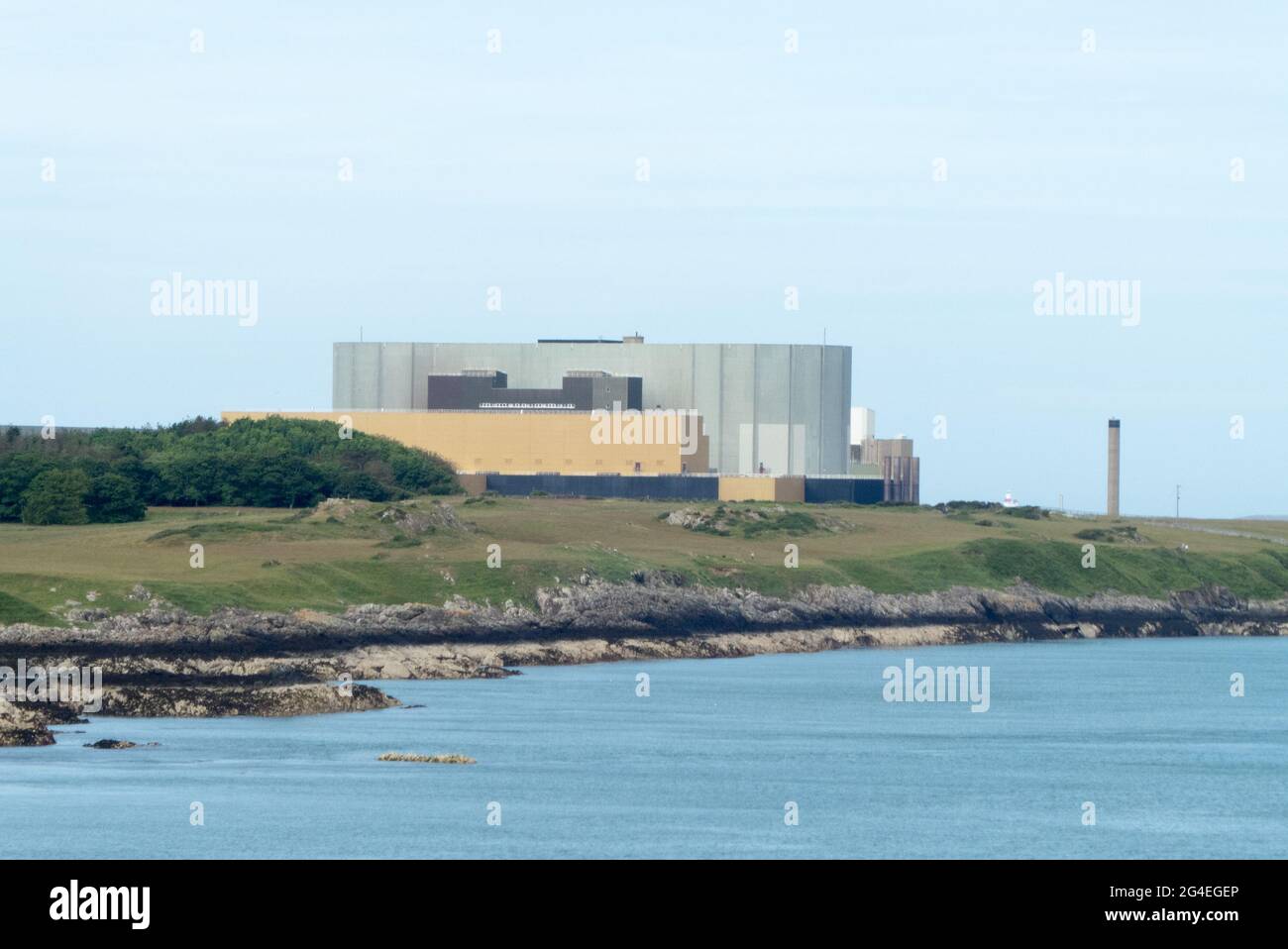 Wylfa nuclear power station Anglesey North Wales Stock Photo - Alamy