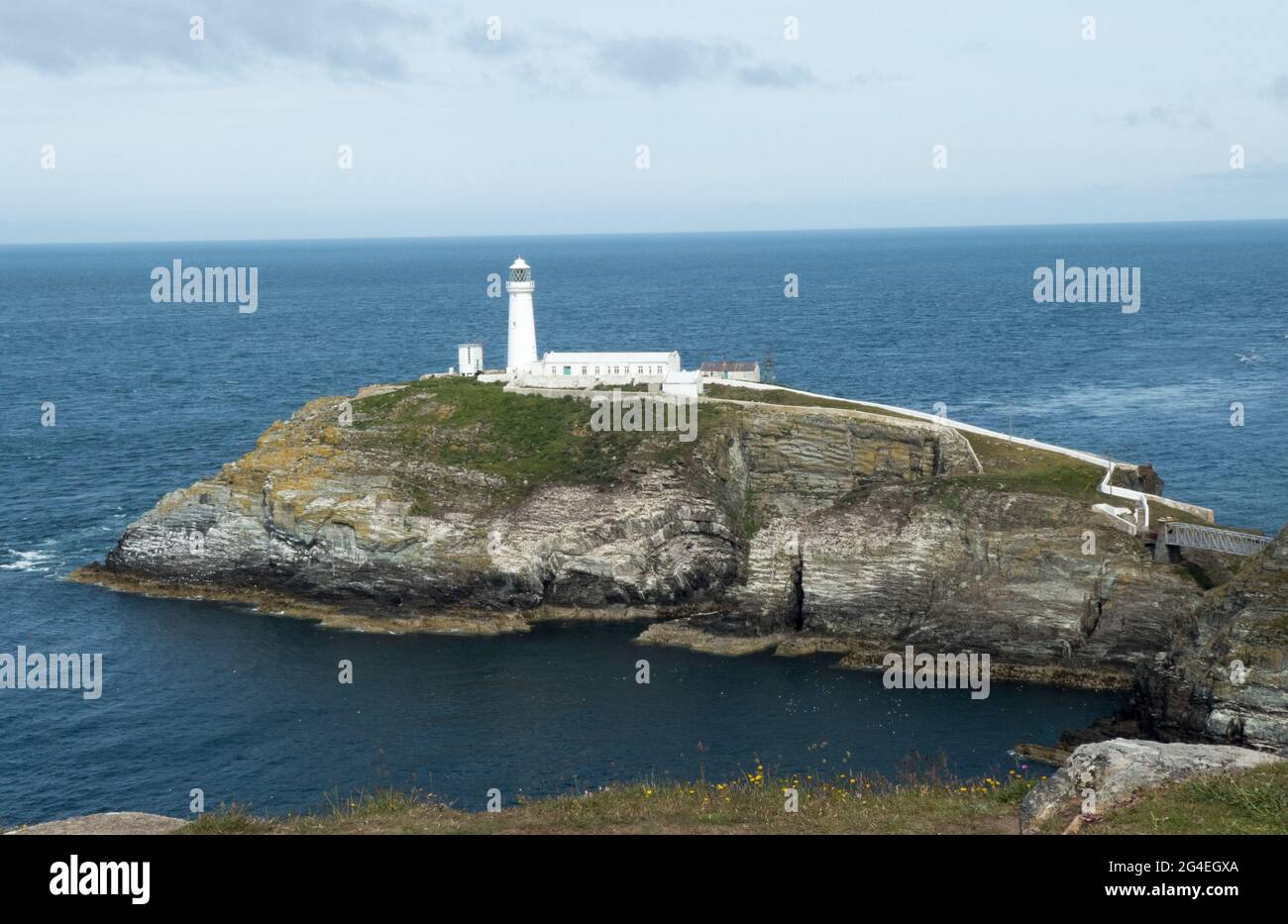 South Stack Lighthouse Anglesey North Wales Stock Photo - Alamy