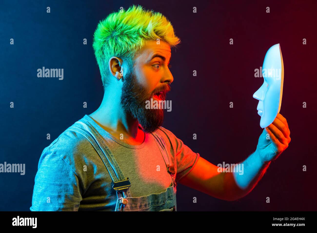 Hipster Guy Hair With Beard