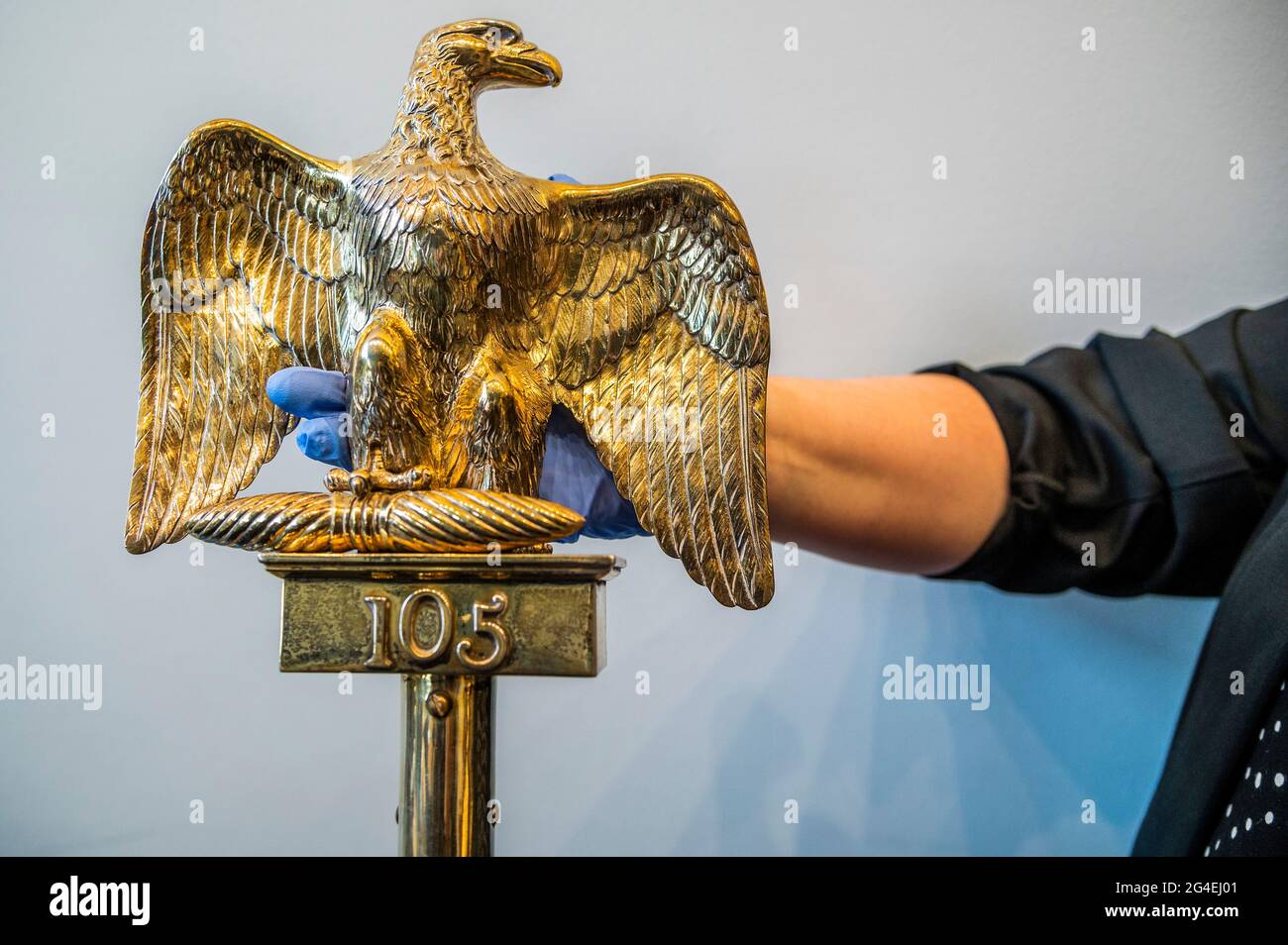 London, UK. 21st June, 2021. The 105th Eagle captured by Corporal ...