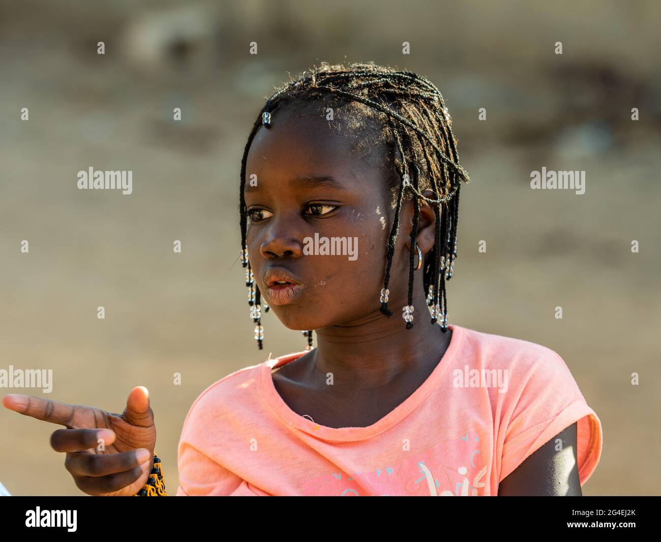 Senegal rural children hi-res stock photography and images - Alamy
