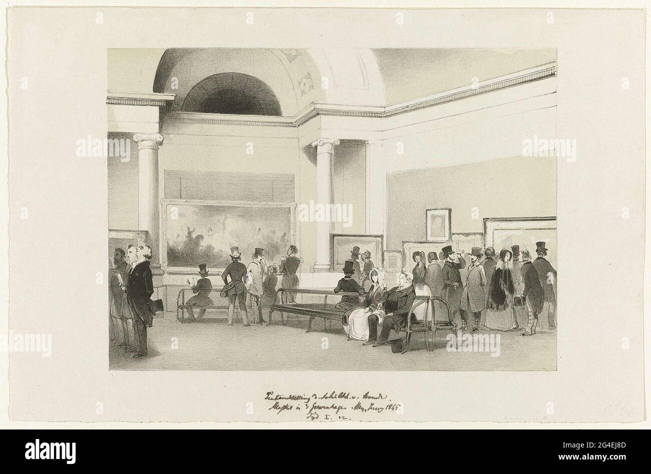 . Exhibition of paintings of live masters, held in The Hague, May-June ...