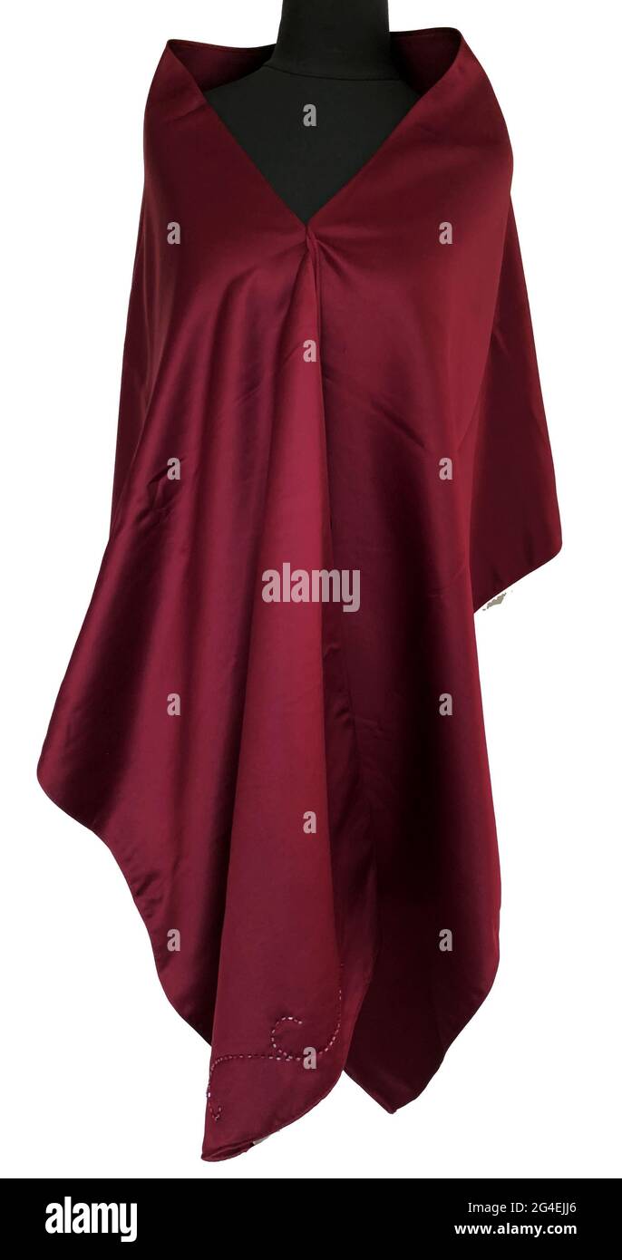 Maroon shawl hi-res stock photography and images - Alamy