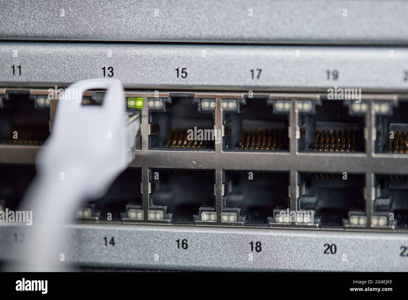internet router plug close up photo Stock Photo - Alamy