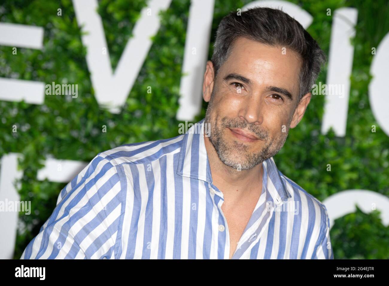 Spanish actor Unax Ugalde poses during a photocall for the TV show Ana ...