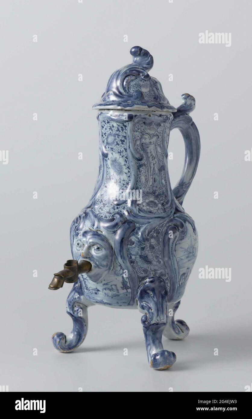 . Faience tap jug Stock Photo - Alamy