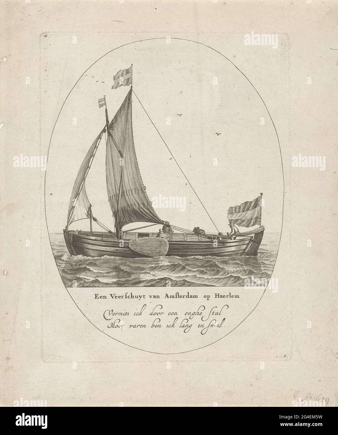 . A spring shift sailing from Amsterdam to Haarlem. Under the show a ...