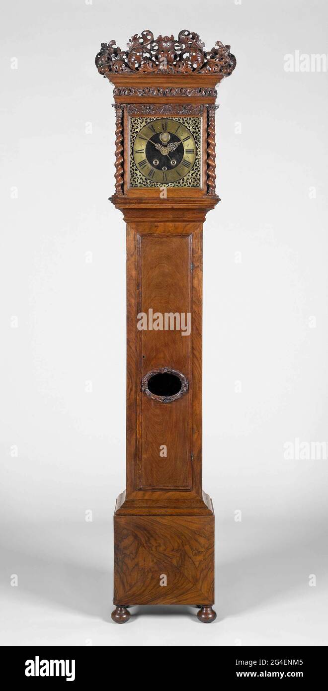 . This is an early Amsterdam longcase clock. This new type of clock was ...