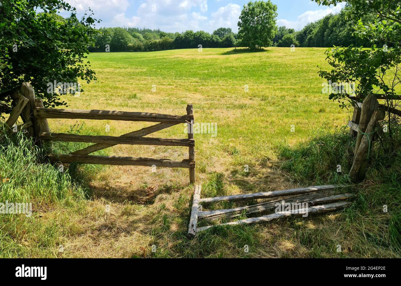 Beautiful high resolution panorama of a northern european country ...