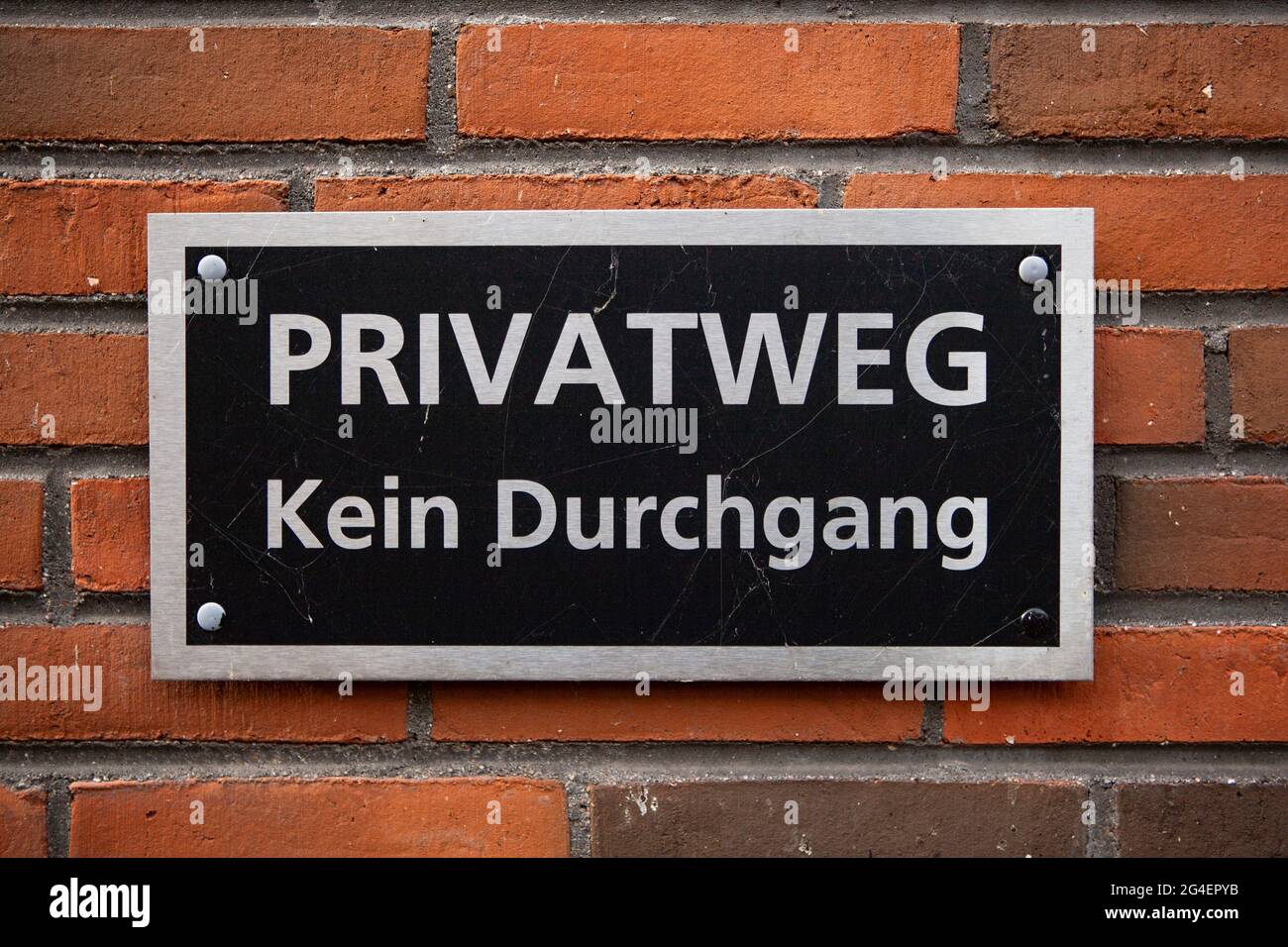 Photo shows sign indicating hi-res stock photography and images - Alamy