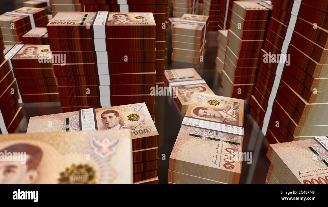 Thailand thai baht currency hi-res stock photography and images - Alamy