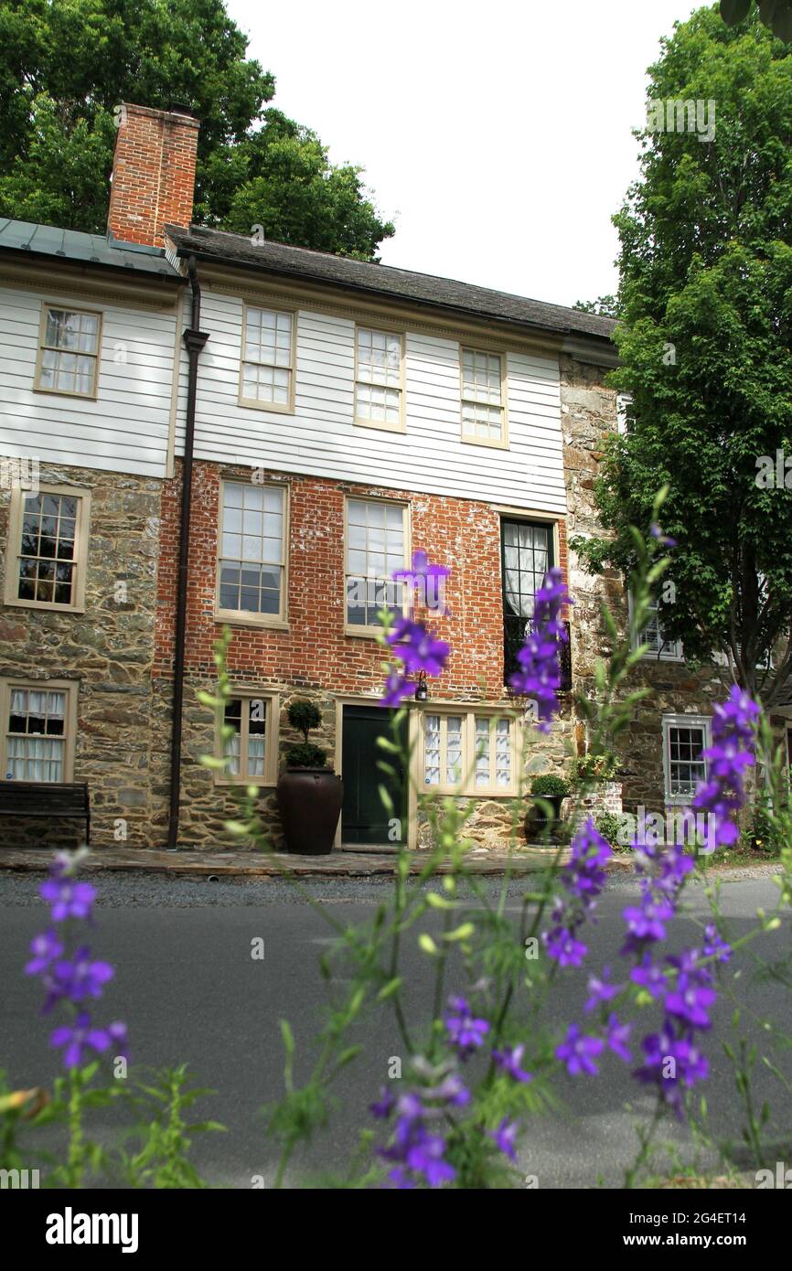19th century buildings in Waterford, VA, USA Stock Photo - Alamy