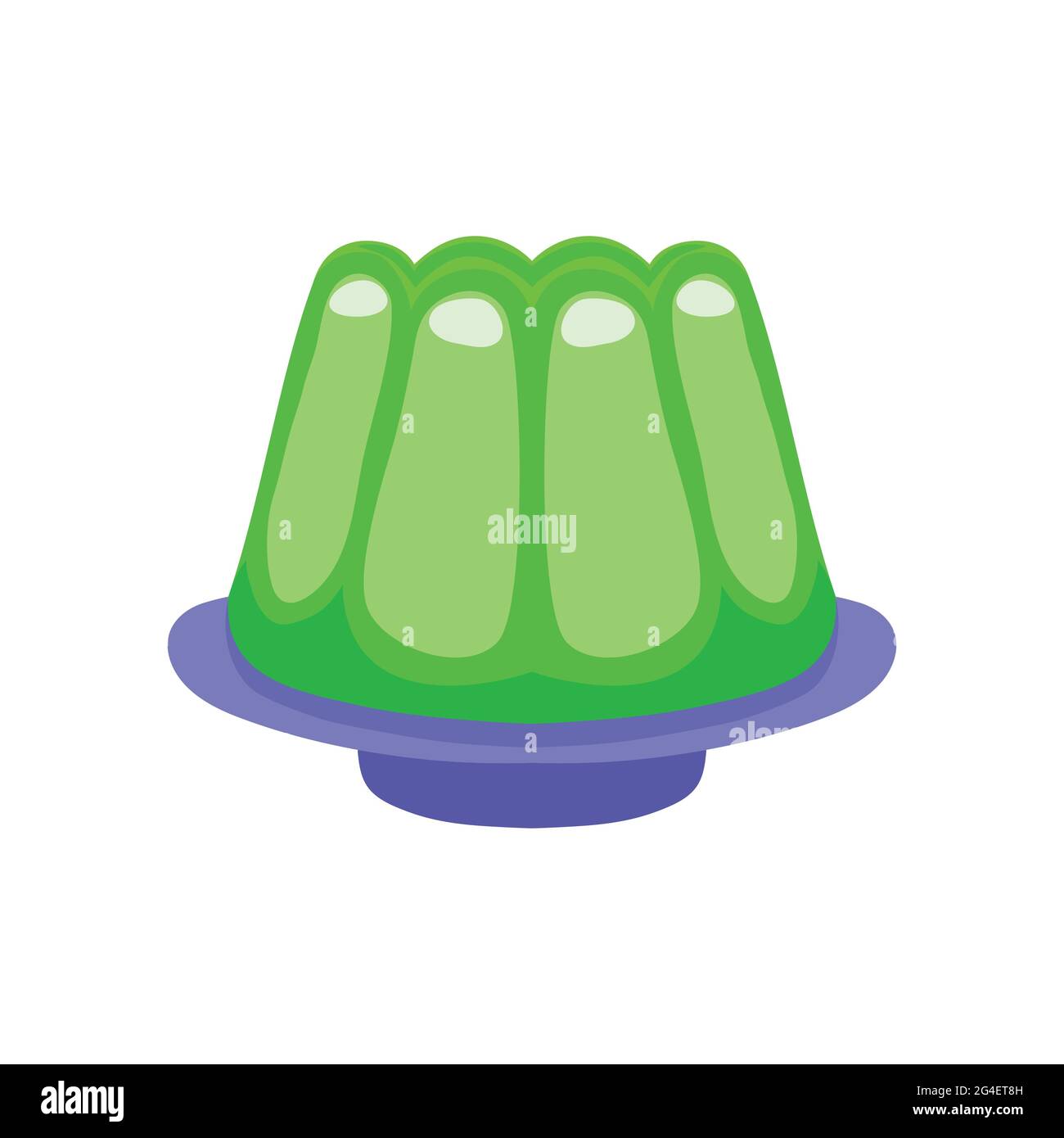 White milk jelly caramel Stock Vector Images - Alamy