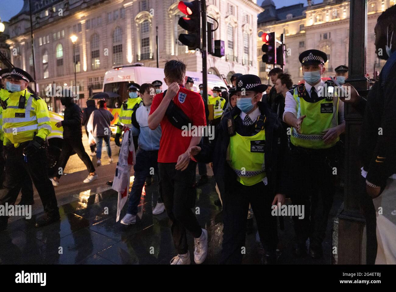 Football hooligans england police hi-res stock photography and images ...